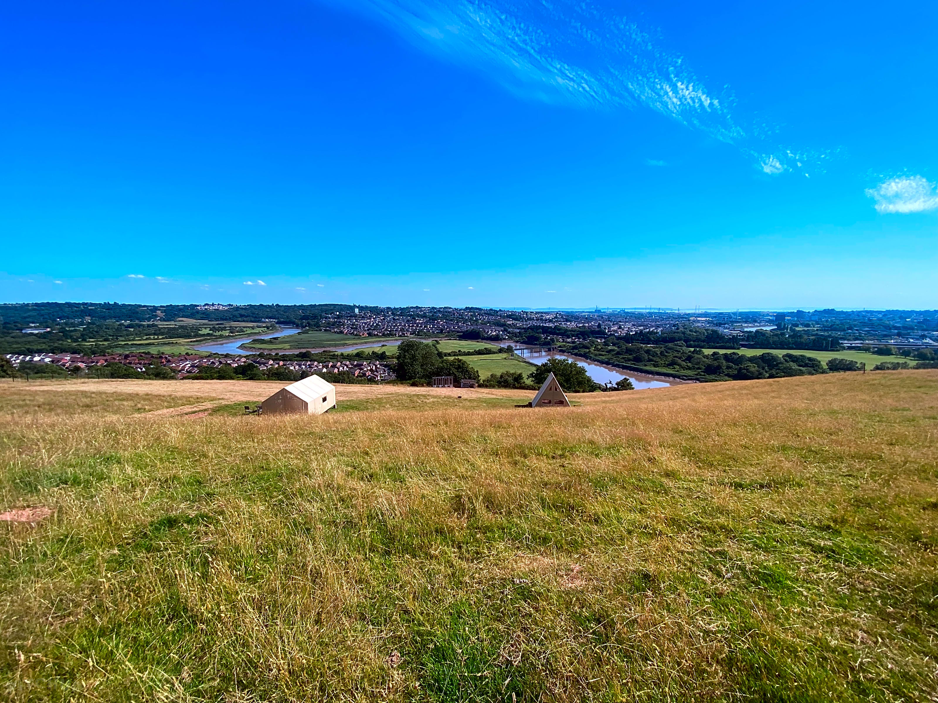 Usk View at Roman Farm, Newport, Monmouthshire | Pitchup.com
