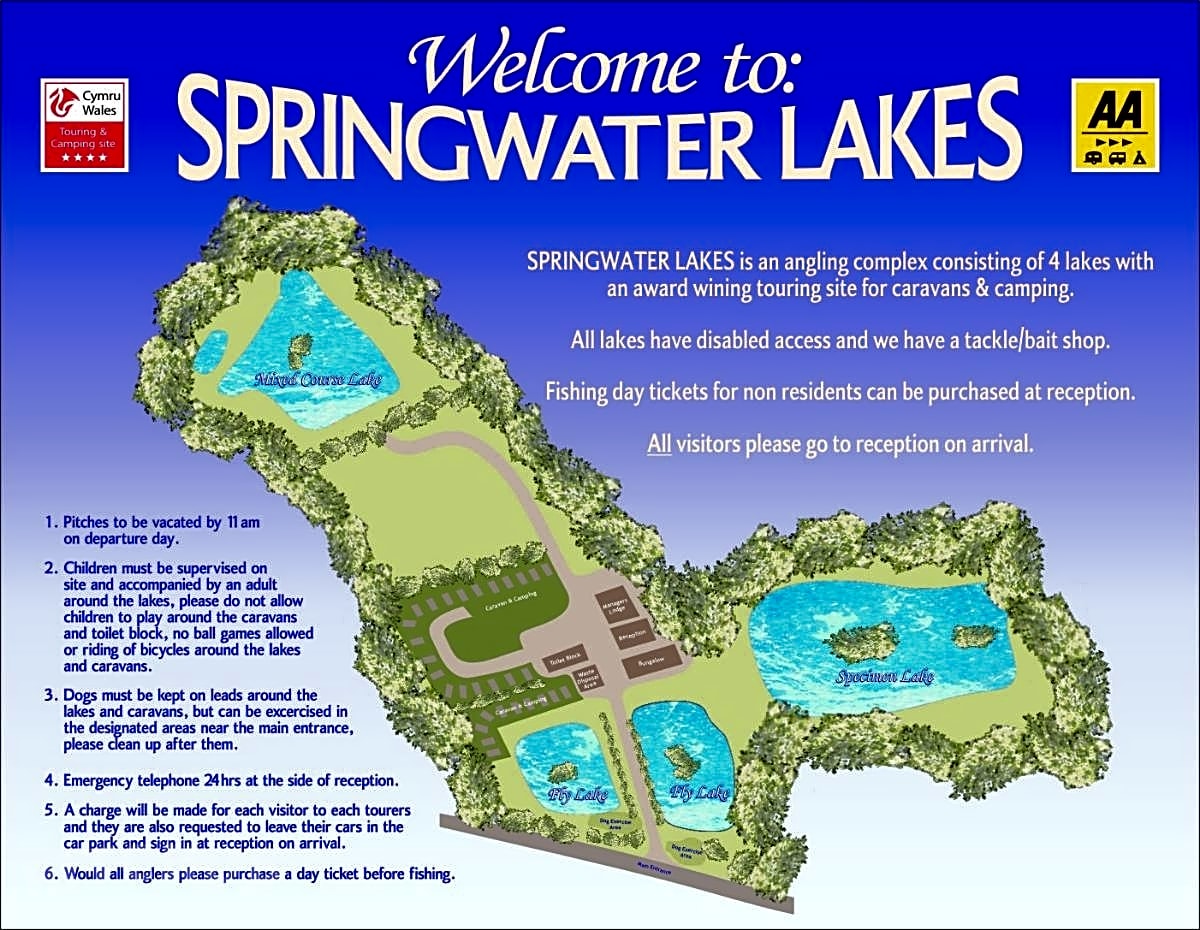 Springwater Lakes, Llanwrda, Carmarthenshire | Pitchup.com