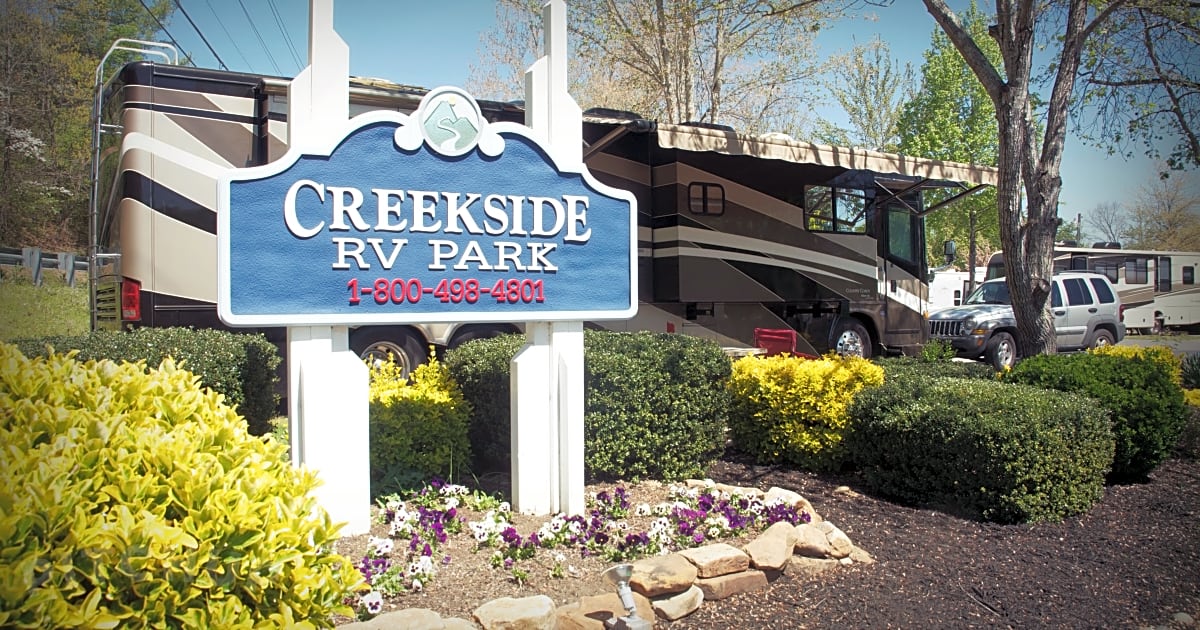 Creekside RV Park, Pigeon Forge - Pitchup®